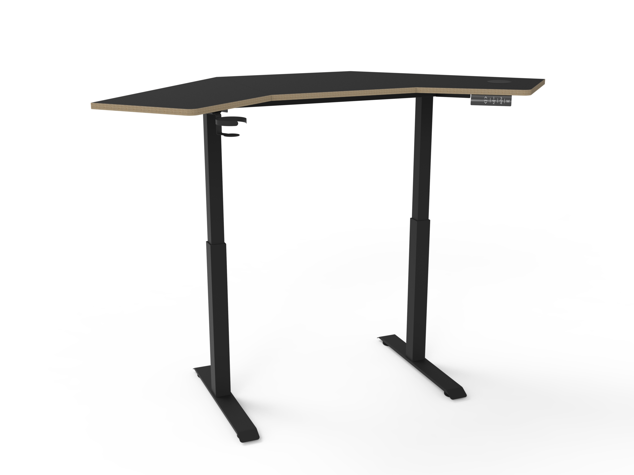Gino Corner Desk | Sit Stand Corner Desk UK | Tekden