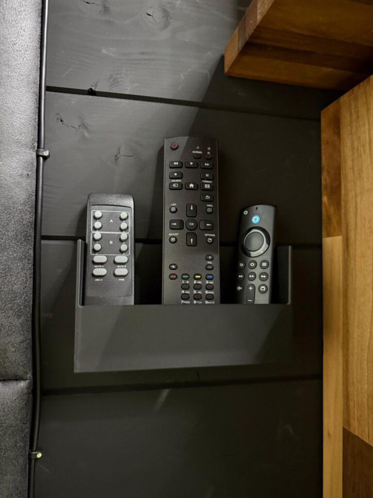 Wall Mounted Remote Holder | Controller Storage Solution | Tekden